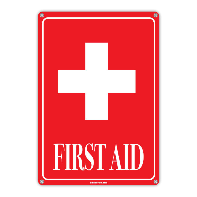 First Aid Sign – SignoGrafx