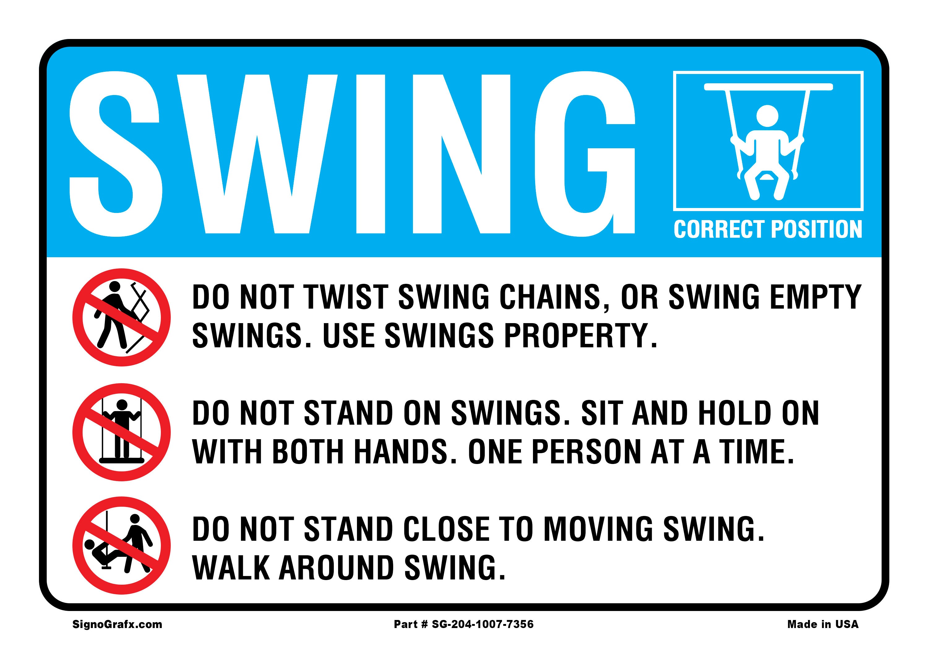 Swing Rule Sign – SignoGrafx