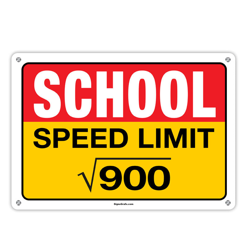 School Speed Limit 900 – SignoGrafx