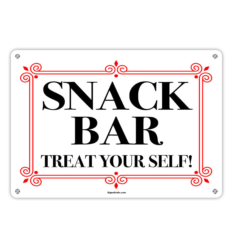 MUTCD Guide Sign for Campground: Snack Bar – SignoGrafx