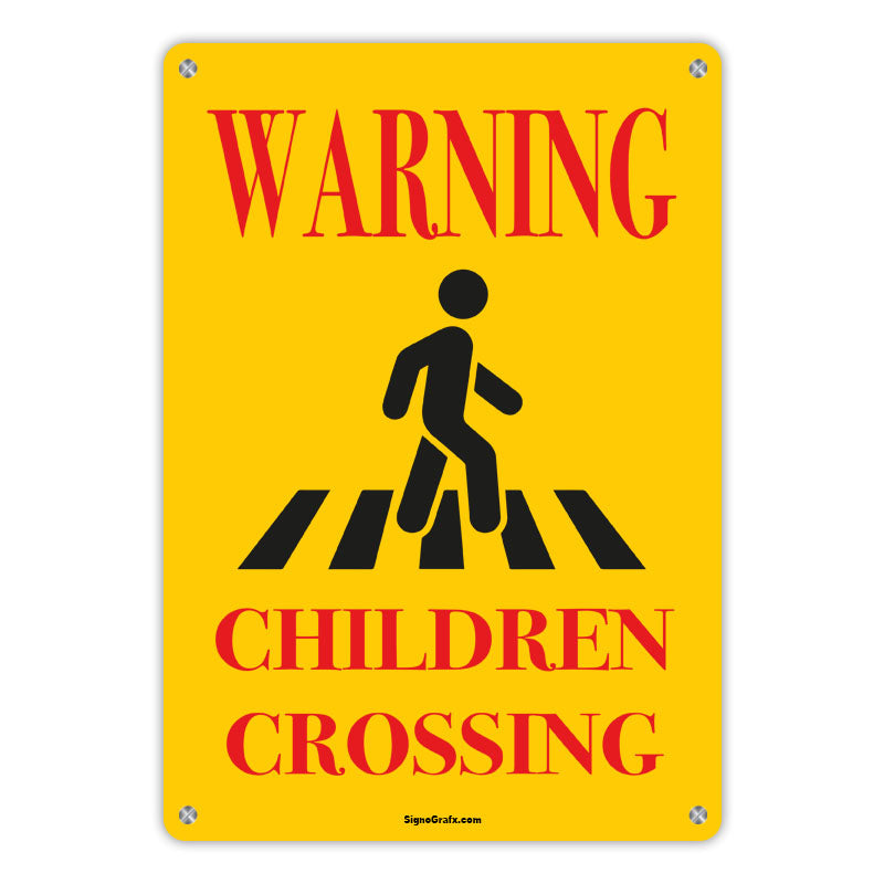 Warning! Children Crossing – SignoGrafx